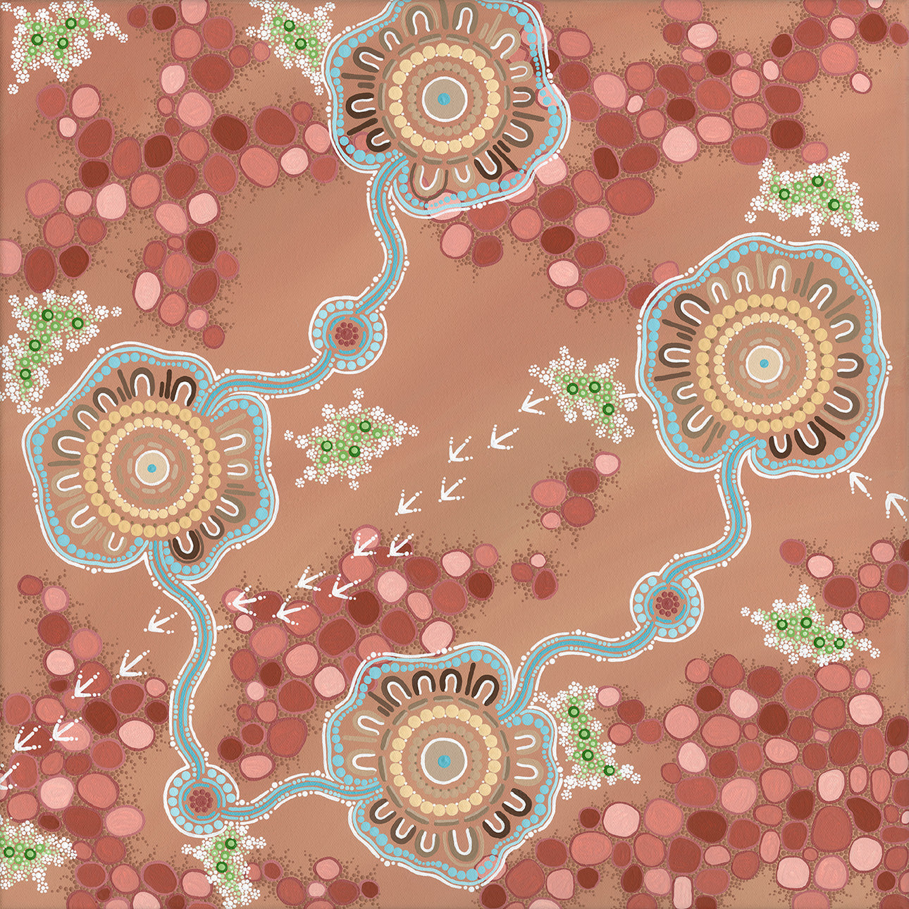 Malgana Family Gathering - Limited Edition Print – BluEyes Art